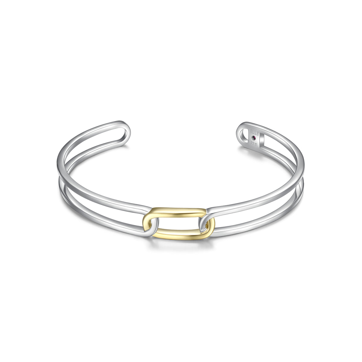 Elle Two Tone Cuff Bangle — Bogart's Jewellers