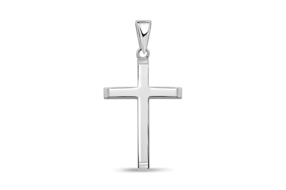 Sterling Silver Engraved Cross Pendant — Bogart's Jewellers