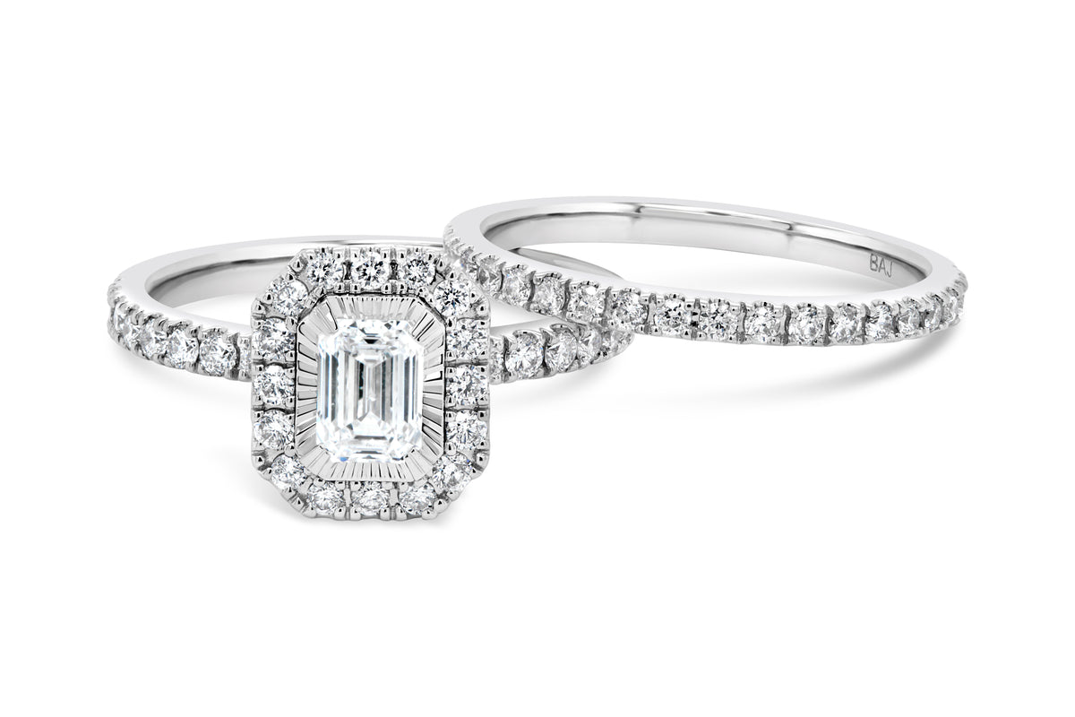 1.25CT Diamond Emerald Cut Set — Bogart's Jewellers