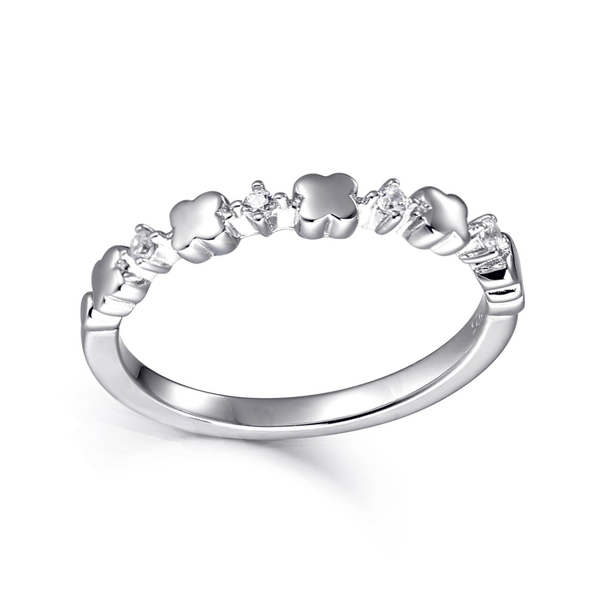 X's and O's Stackable Ring: X — Bogart's Jewellers