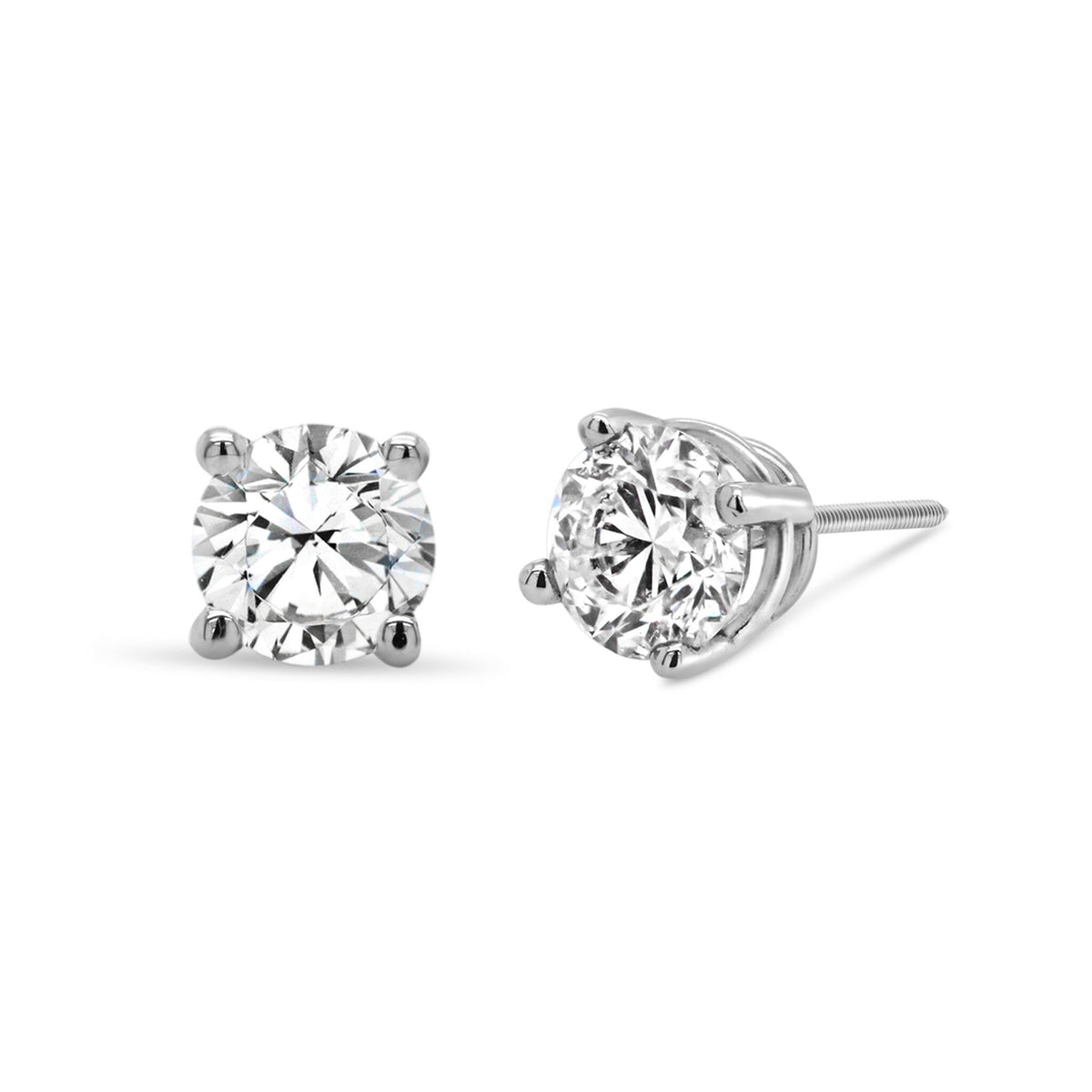 1.00CT Bogart's 10KT White Gold Diamond Stud Earrings — Bogart's Jewellers