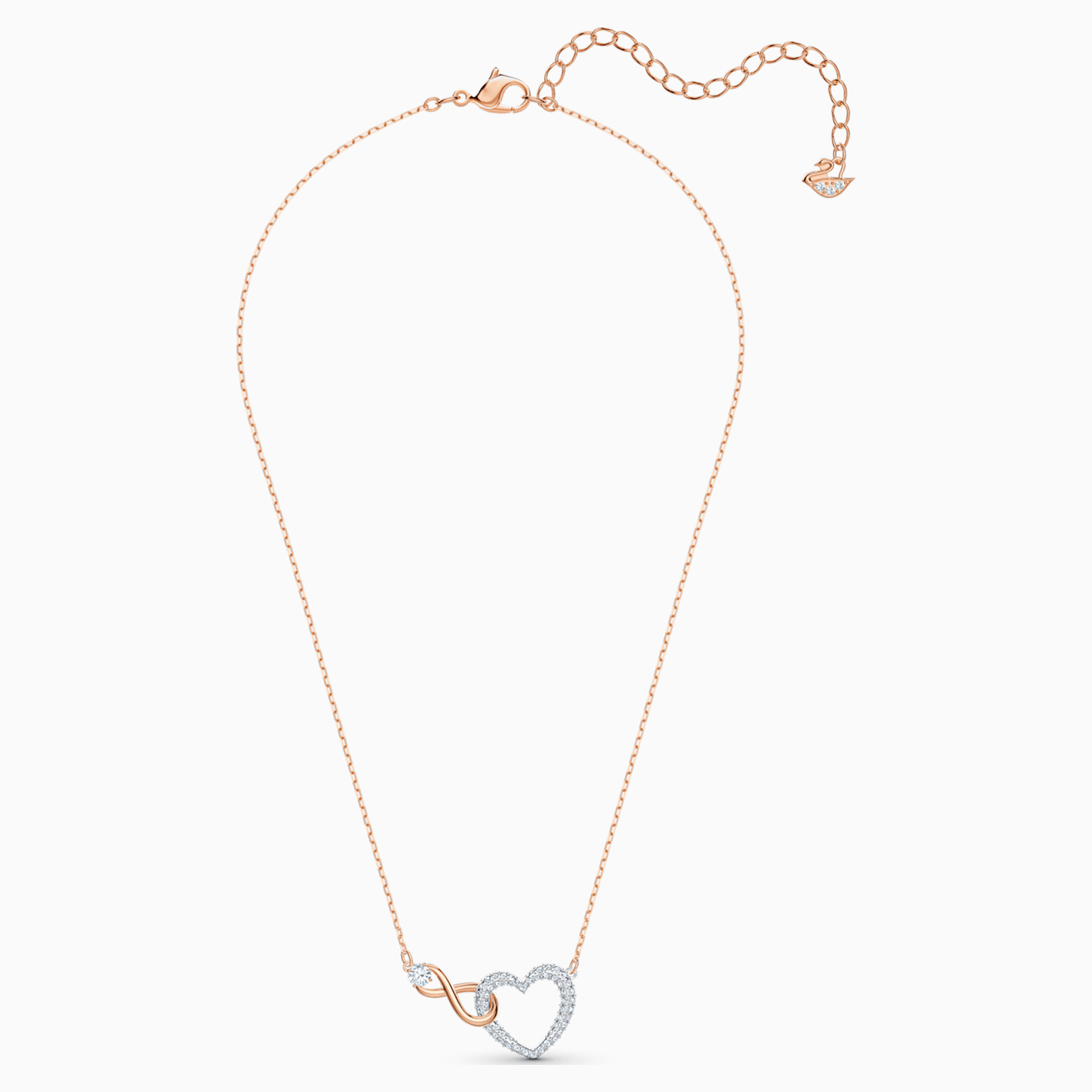 Swarovski Infinity Heart Necklace and Earrings Mixed Set — Bogart's ...